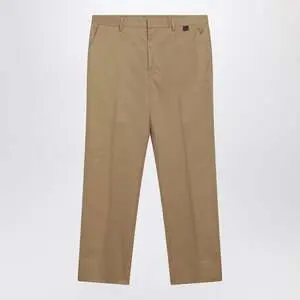 Gucci Cotton Trousers - Cream