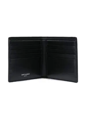 Saint Laurent Cassandre East/west Smooth Leather Wallet