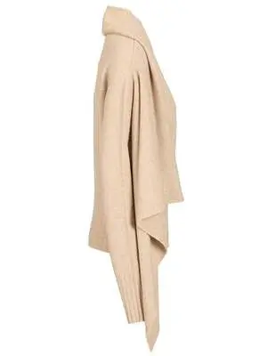 Attico Sweater With Draped Details - Cream
