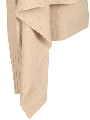 Attico Sweater With Draped Details - Cream