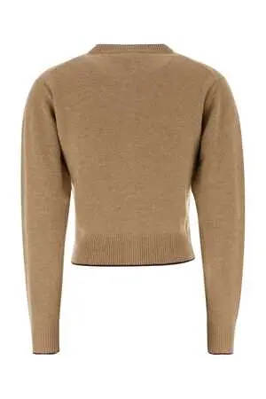 Chloé Camel Wool Blend Cardigan - Brown