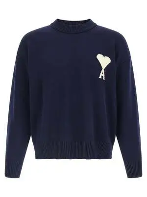 AMI Paris De Coeur' Sweater - Blue