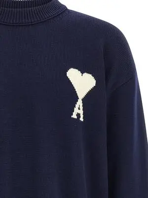 AMI Paris De Coeur' Sweater - Blue