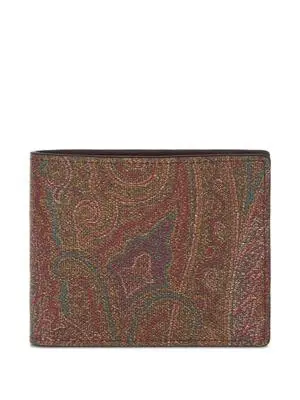 Etro Arnica Bi-fold Wallet - Brown