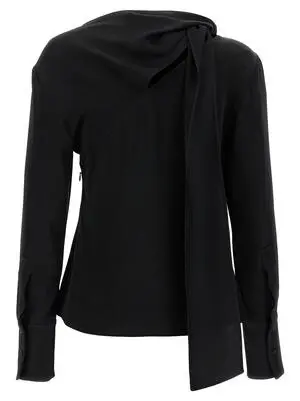 Givenchy Viscose Blend Blouse - Black
