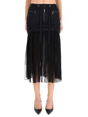 Dolce & Gabbana Silk Midi Skirt