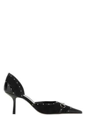 Gucci Gg Fabric Savoy Pumps - Black