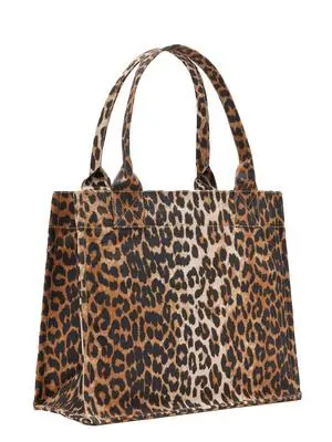 GANNI Large Logo Tote Bag - Multicolor