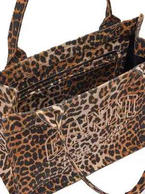 GANNI Large Logo Tote Bag - Multicolor