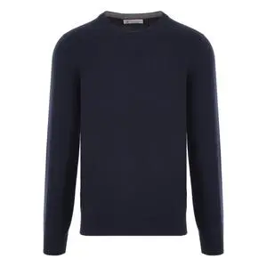 Brunello Cucinelli Cashmere Crewneck Jumper - Blue