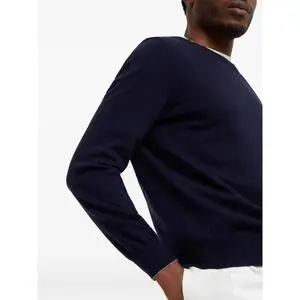 Brunello Cucinelli Cashmere Crewneck Jumper - Blue