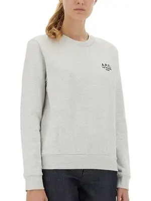 A.p.c. Rue Madame Sweatshirt With Logo