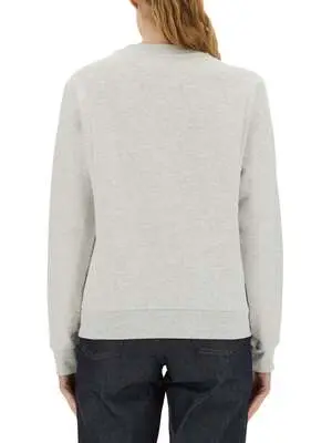 A.p.c. Rue Madame Logo Sweatshirt - Gray
