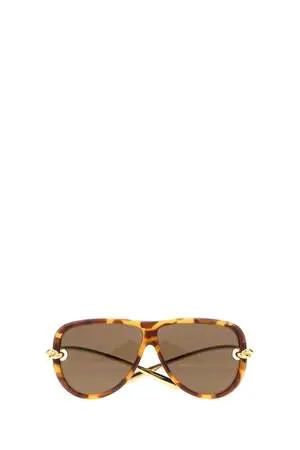 Bottega Veneta Printed Acetate Knot Sunglasses - Multicolor