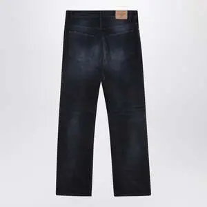 Balenciaga Wide-leg Washed-effect Jeans