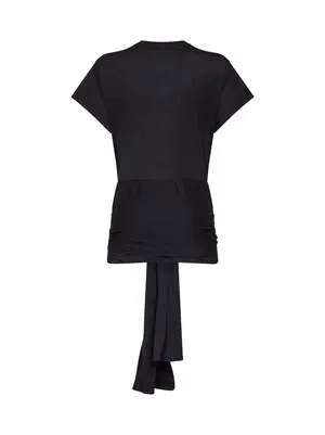 TOTEME Jersey Tie-waist Top - Multicolor