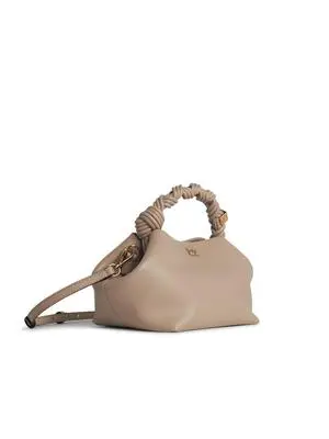 GANNI Bou' Ivory Recycled Leather Blend Bag