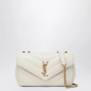 Saint Laurent Loulou Small Bag White Leather - Cream