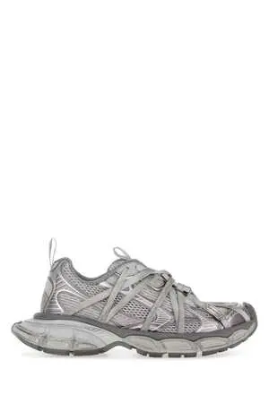 Balenciaga Grey Rubber And Fabric 3xl Extreme Sneakers - Gray