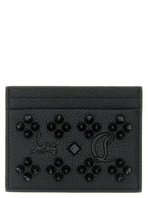 CHRISTIAN LOUBOUTIN Kios’ Card Holder - Black