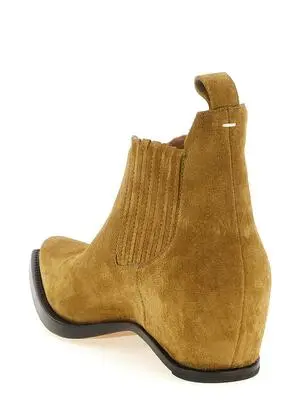 MAISON MARGIELA Western Chelsea Heel-less' Ankle Boots