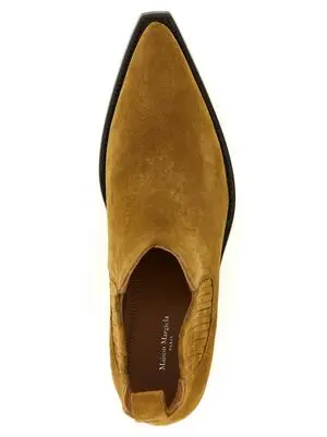 MAISON MARGIELA Western Chelsea Heel-less' Ankle Boots