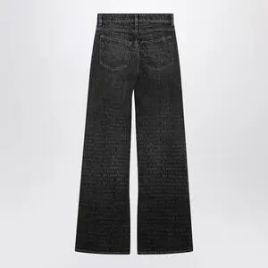 Balenciaga Washed Jeans With Jacquard Logos