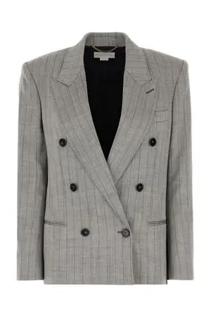Stella McCartney Striped Double-breasted Blazer - Multicolor