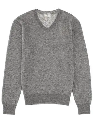 Saint Laurent V-neck Sweater - Gray