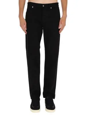 Stone Island Regular Fit Denim Pants - Black