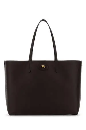 Burberry Dark Leather Reversibile Bag - Brown