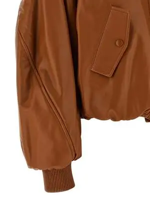 Givenchy Lamb Leather Jacket - Brown