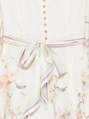 Zimmermann Valiant Linen Mini Dress