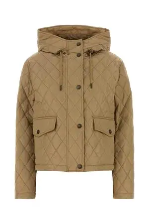 Burberry Beige Nylon Jacket - Brown