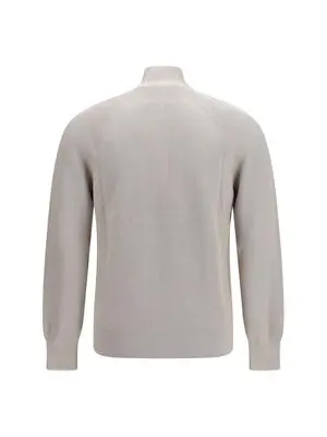 Brunello Cucinelli Cotton Sweater - Cream