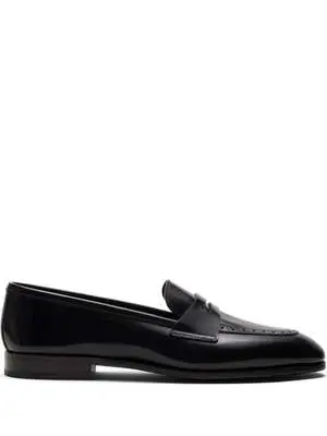 Church's Onyx Leather Loafers