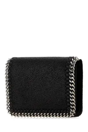 Stella McCartney Shaggy Deer Falabella Wallet - Black