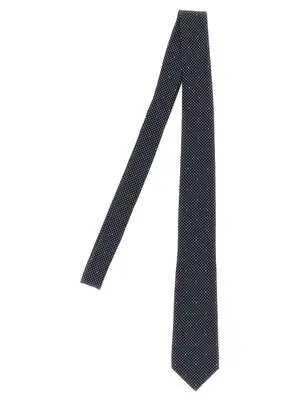 Saint Laurent Polka Dot Tie - Blue