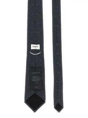 Saint Laurent Polka Dot Tie