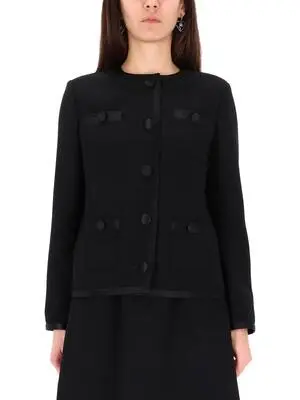 Dolce & Gabbana Double Crepe Single-breasted Jacket