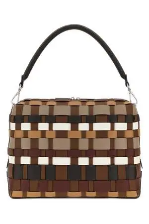 Fendi Leather Large Lui Shopping Bag - Multicolor