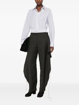 Phoebe Philo Striped Cotton Body Shirt