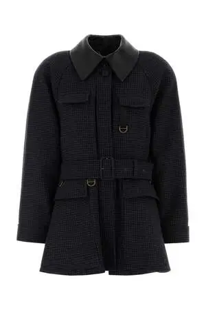 Chloé Embroidered Wool Coat - Multicolor