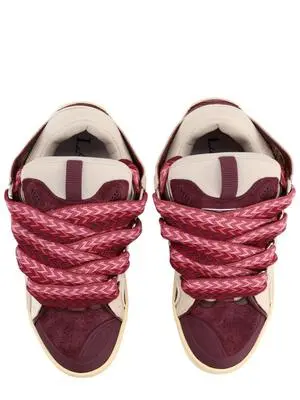 LANVIN Leather Curb Sneaker - Multicolor