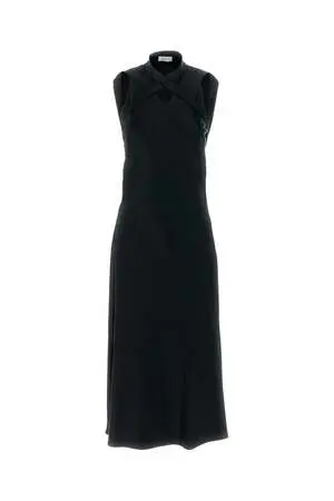 Off-White Sleeveless Dress - Multicolor