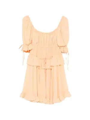 Chloé Silk Mini Dress - Multicolor