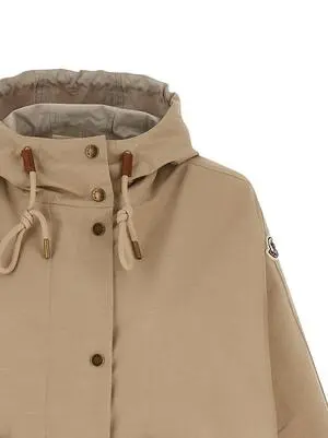 Moncler Brunnera Parka - Cream