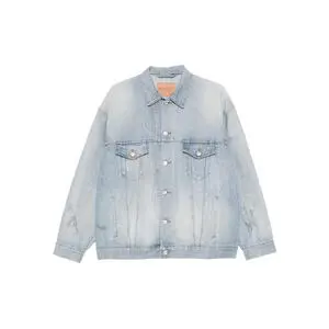 Balenciaga Jackets Denim Jackets - Blue