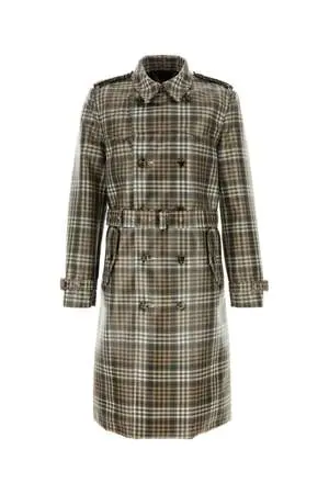 Burberry Embroidered Jacquard Foxfield Trench Coat