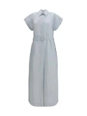 Jacob Cohen Long Poplin Chemisier Dress - Blue